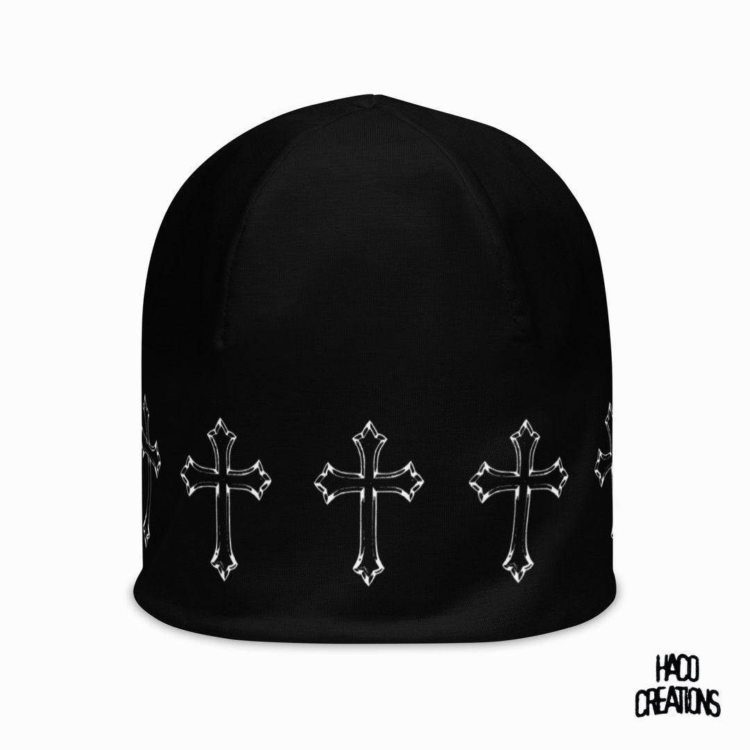 Opium Cross Unisex Y2K Beanie Vamp Streetwear Opium - Etsy