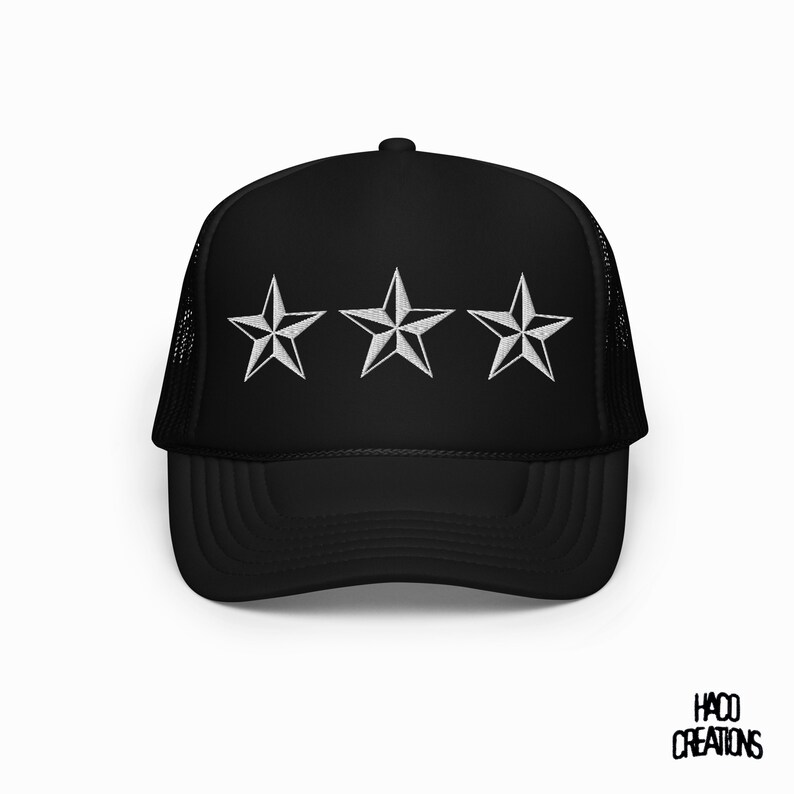 Y2K Streetwear Star Trucker Hat Vamp Streetwear Opium - Etsy