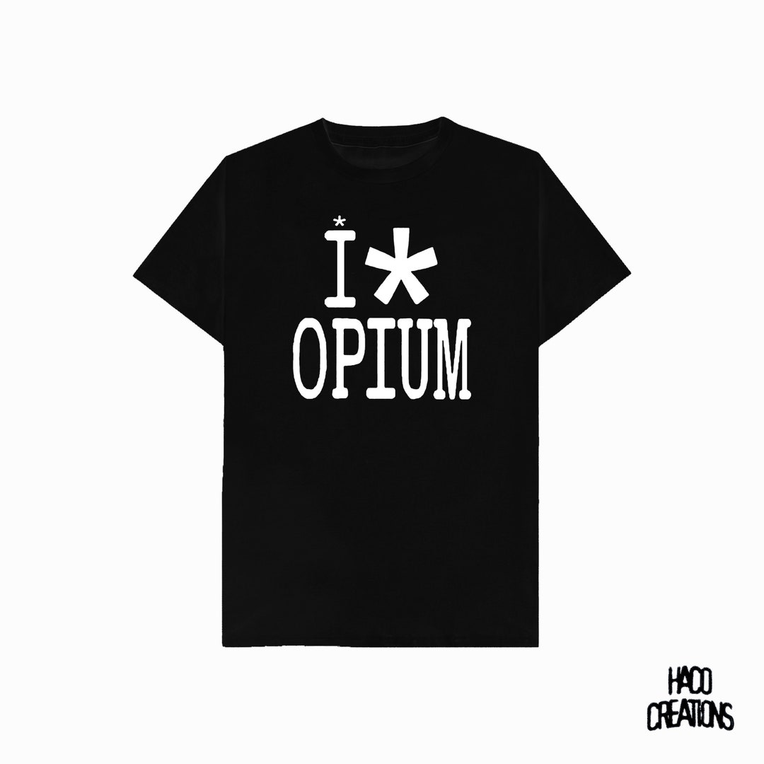 Opium Asterisk Tee Opium Label Bladee Drain Gang - Etsy