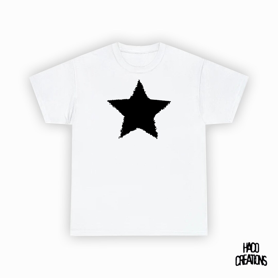 Y2K Star Streetwear T-shirt | Y2K Shirts | Vamp | Opium Aesthetic ...