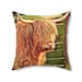 Highland Cow Scotland Faux Suede Square Pillow - Etsy