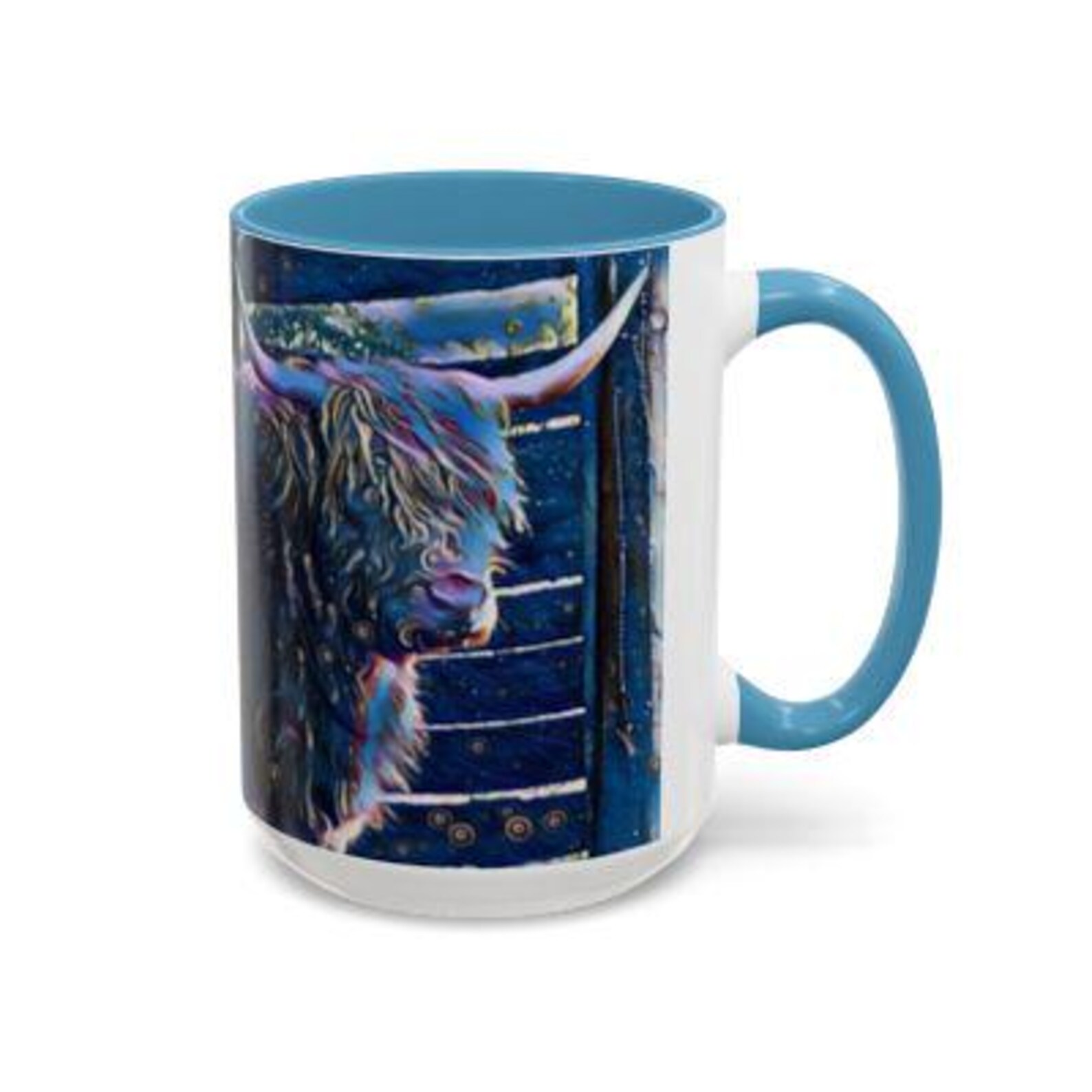 Scotland Highland Cow Accent Coffee Mug (11, 15oz) - Etsy