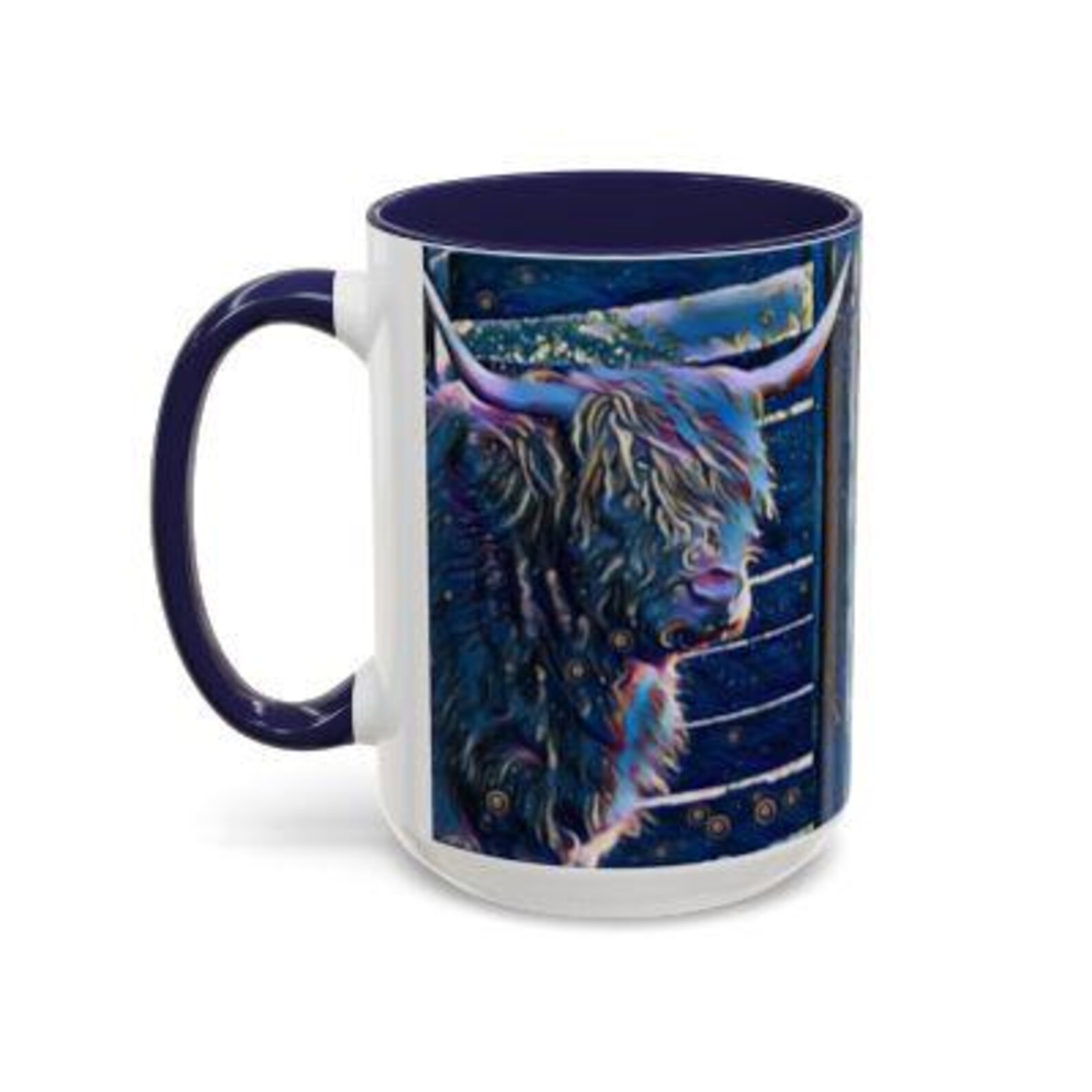 Scotland Highland Cow Accent Coffee Mug (11, 15oz) - Etsy