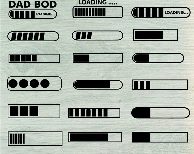 Loading Bar Svg Bundle Loading Svg Loading Icon Svg Loading Please Wait Svg Loading Cut File ...