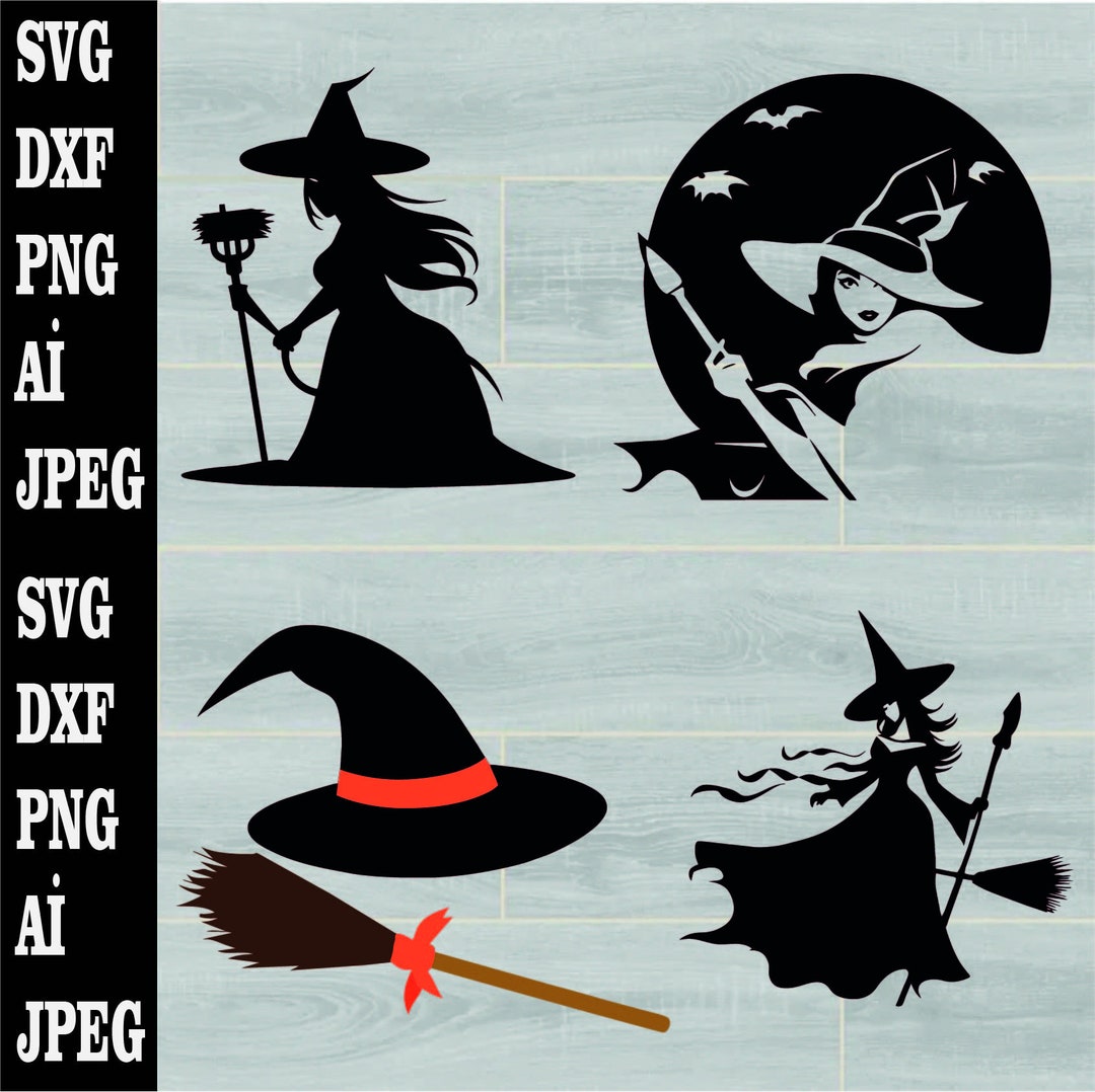 Witch SVG Bundle, Witch Png Bundle, Witch Svg Cut Files for Cricut ...