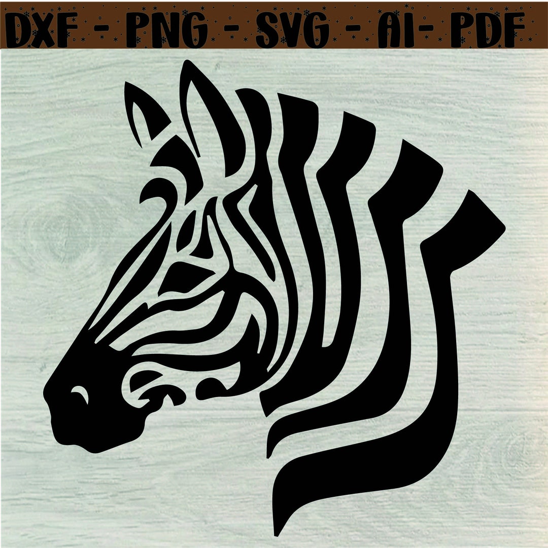 Zebra Svg,zebra Face Svg,instant Download,svg, PNG, EPS, Dxf, Jpg ...