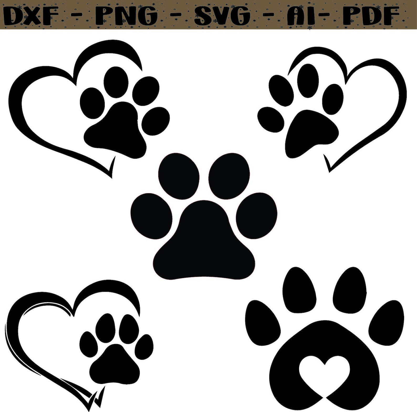 Paw SVG, Dog Paw Svg, Cat Paw Svg, Pet Paw Svg, Animal Paw Svg ...