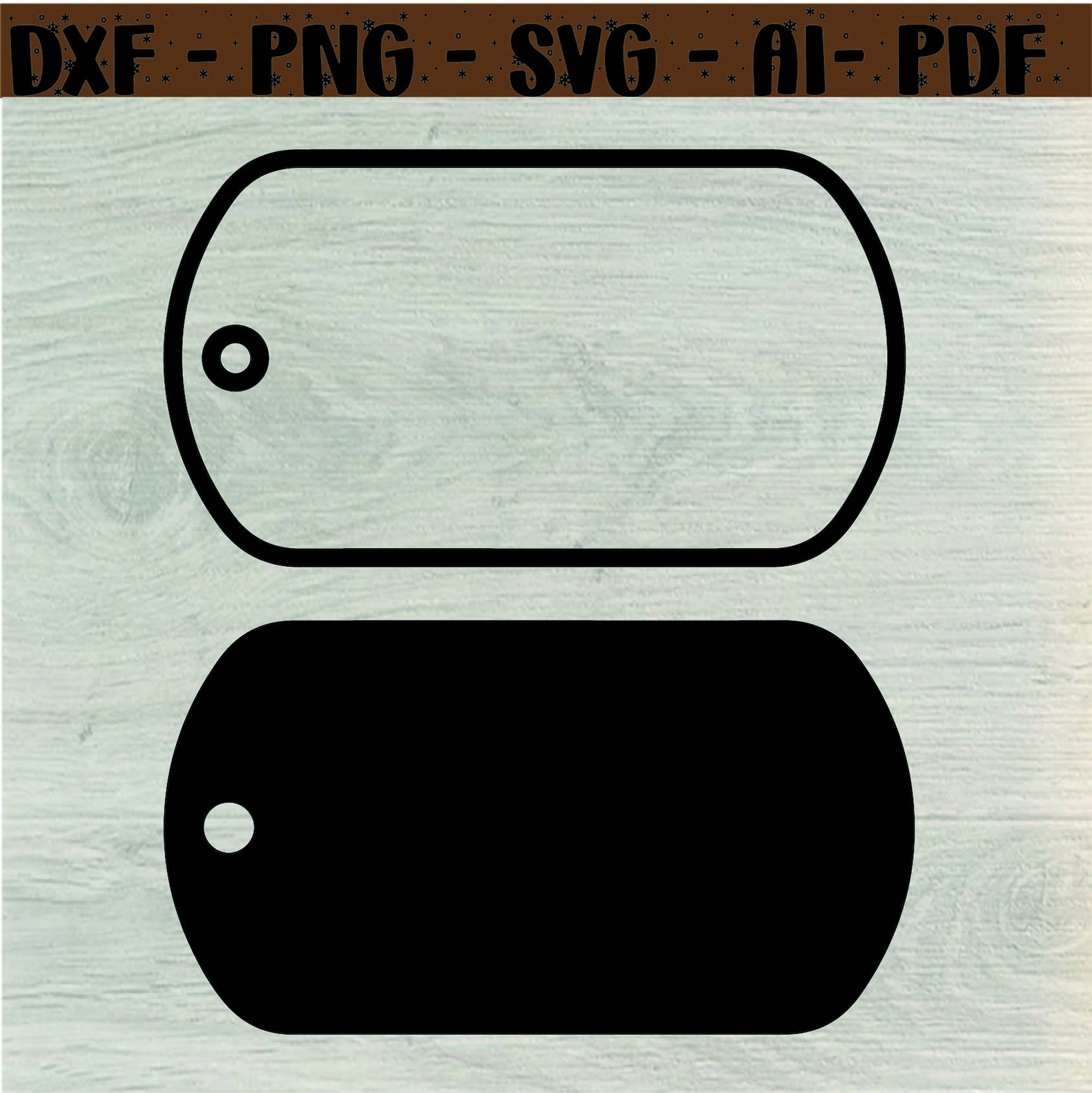 Blank Dog Tag SVG, Dog Tag Cricut, Dog Tag Png, Dog Tags Blank Svg ...