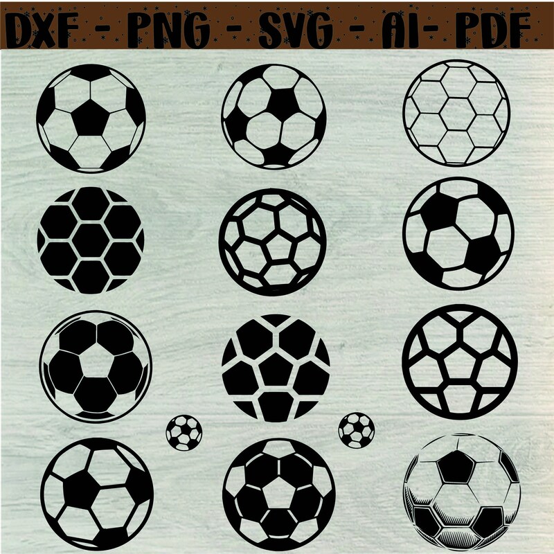 Soccer Dxf - Etsy