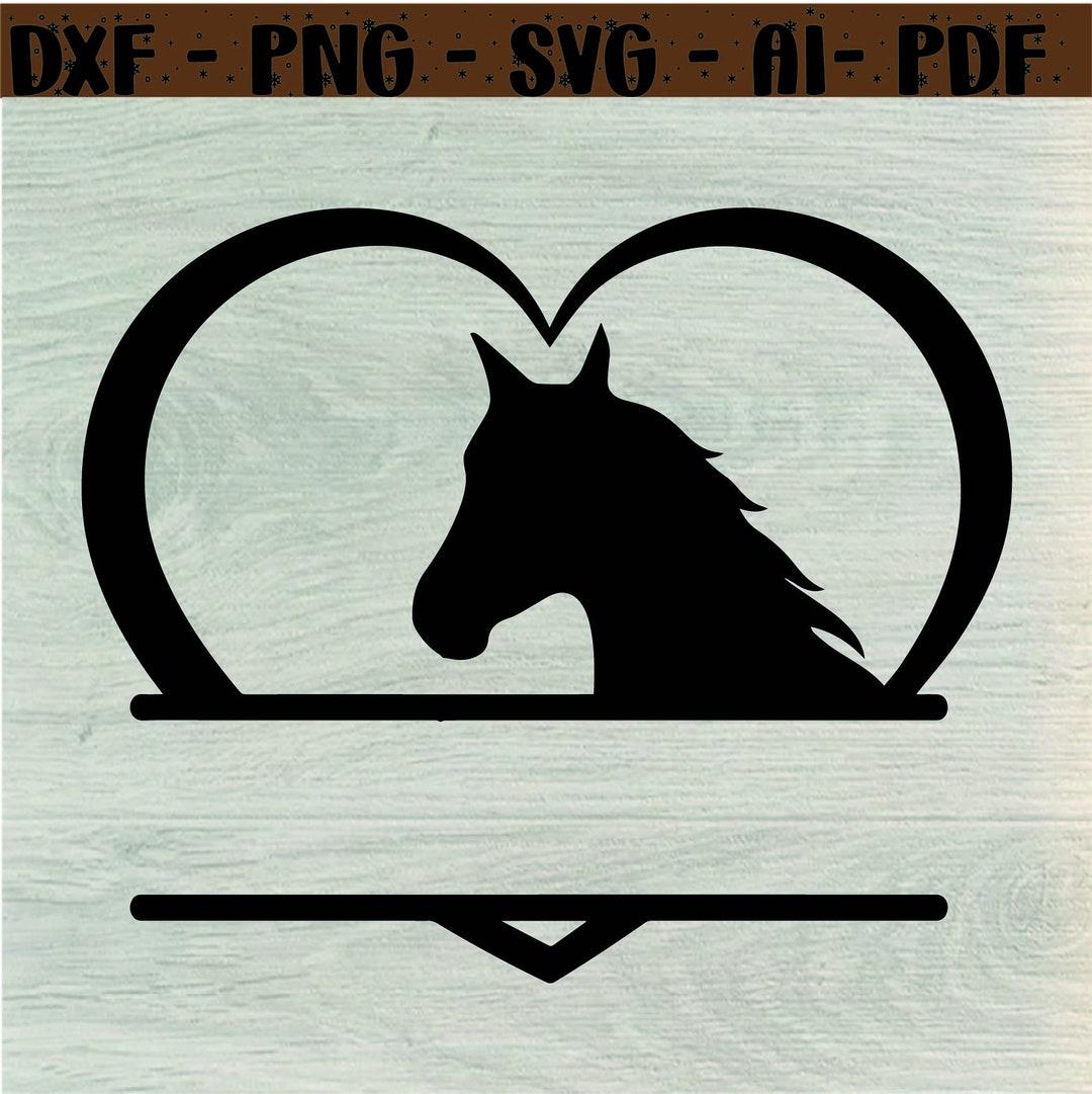 Pferd Herz SVG Pferd Herz Svg Pferd Svg Pferd Svg Pferd - Etsy Österreich