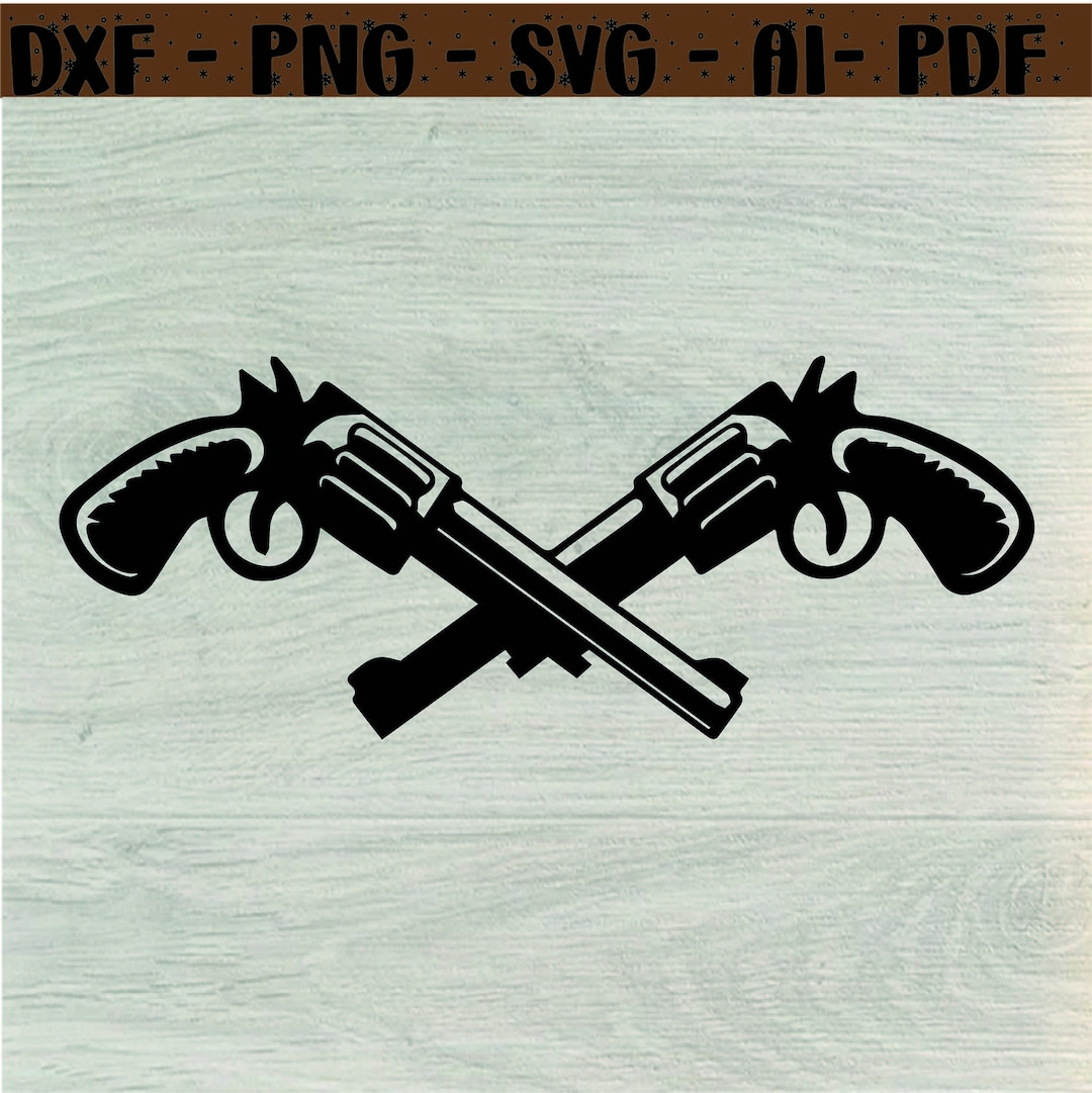 Gun SVG File, Gun DXF, Gun Png, Gun Svg, Pistol Svg, Shooting Gun Svg ...