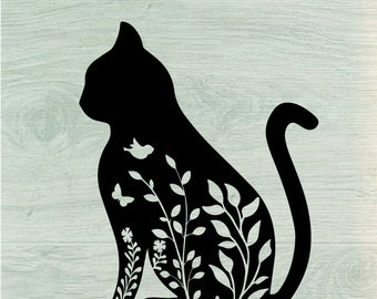 Cat SVG Bundle, Meow SVG Bundle, Cat Cut File, Cat Clipart, Cat Svg ...