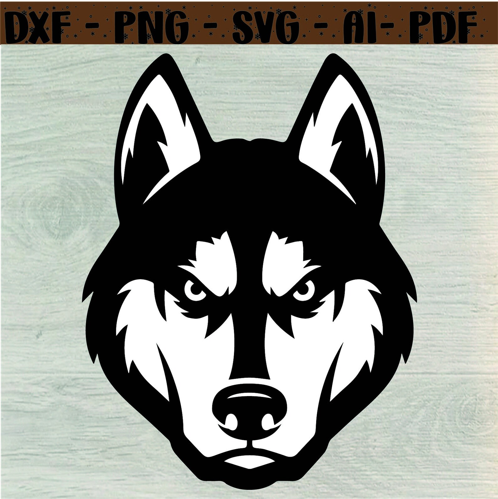 Wolf Face SVG File | Wolf Head Svg | Wolf Svg | Wolf Clipart | Mountain ...