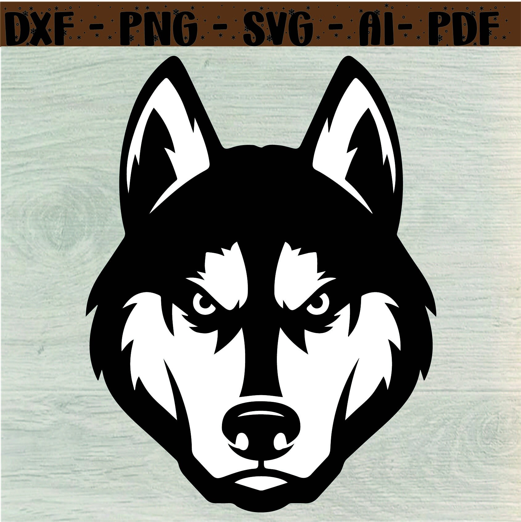 Wolf Face SVG File | Wolf Head Svg | Wolf Svg | Wolf Clipart | Mountain ...