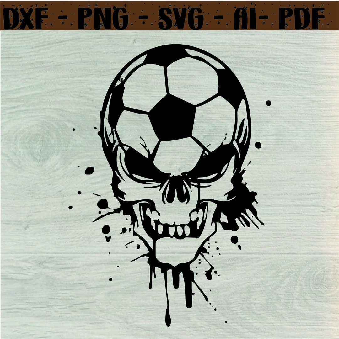 Skull Football Svg, American Football Skull Svg, Football Svg, Football ...