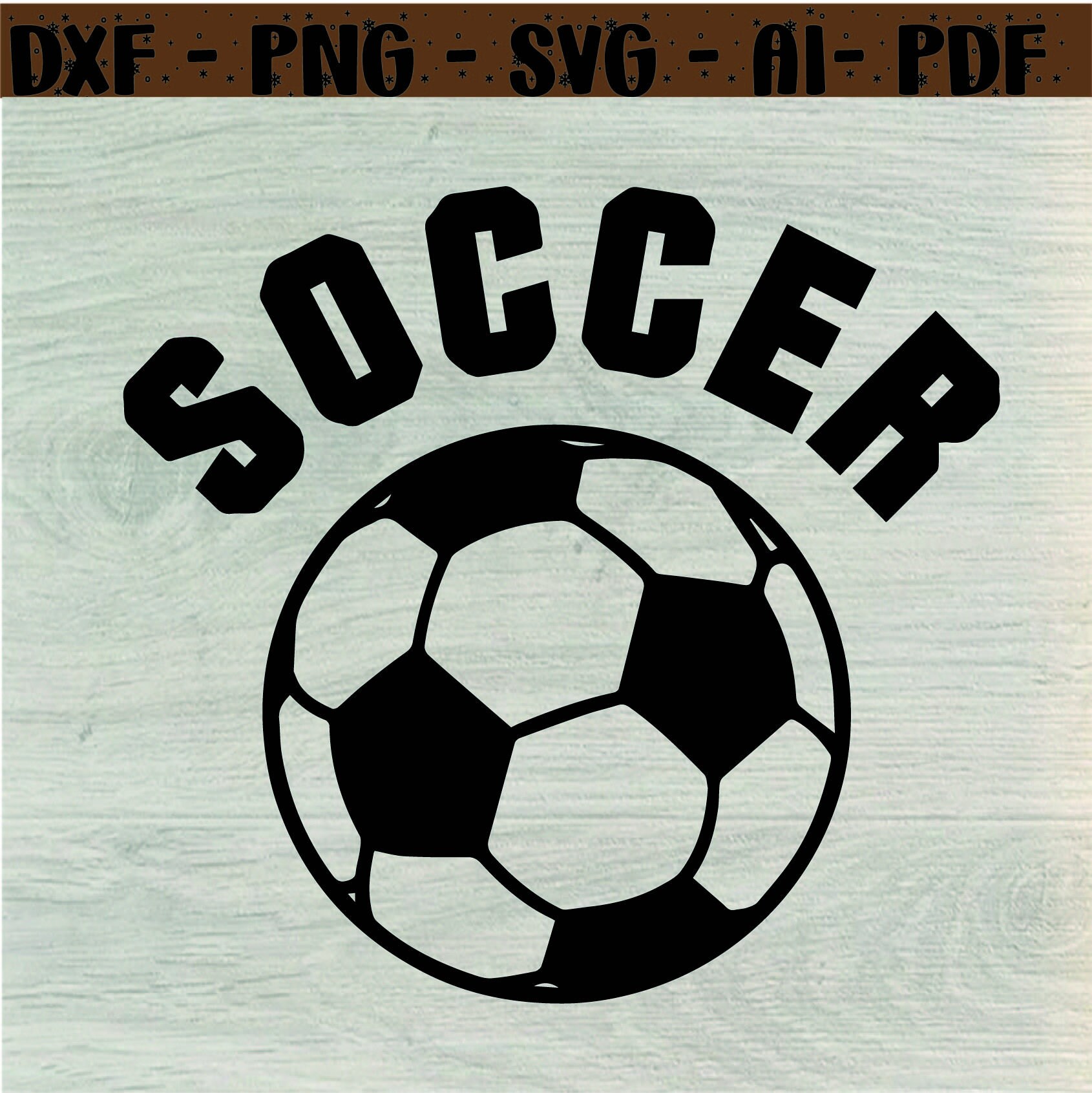 Soccer SVG, Football Silhouette, SVG Cut Files, Football Bundle SVG ...