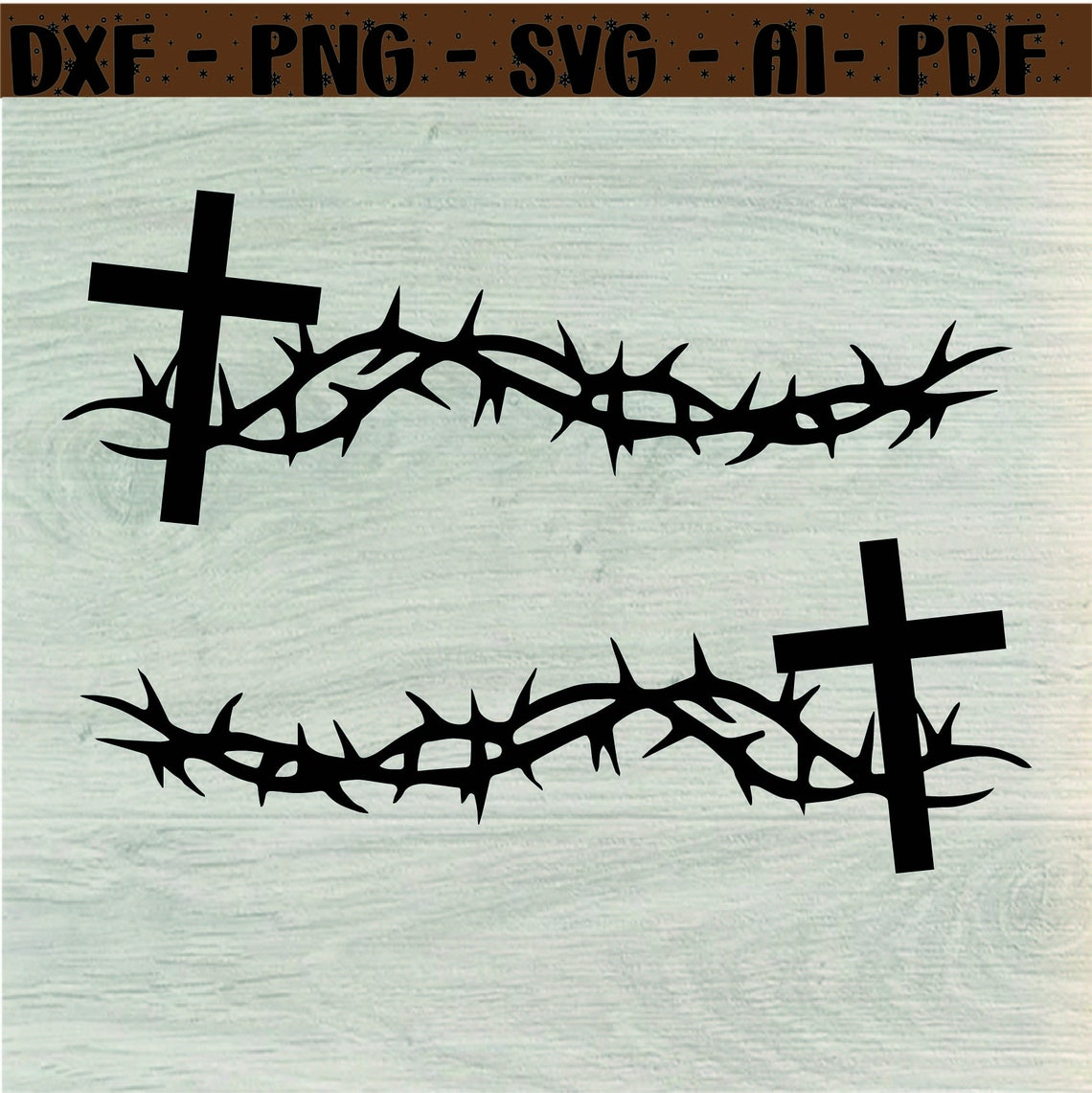 Barbed Wire Cross,cross SVG, Cross Cricut, Cross Svg File, Cross ...