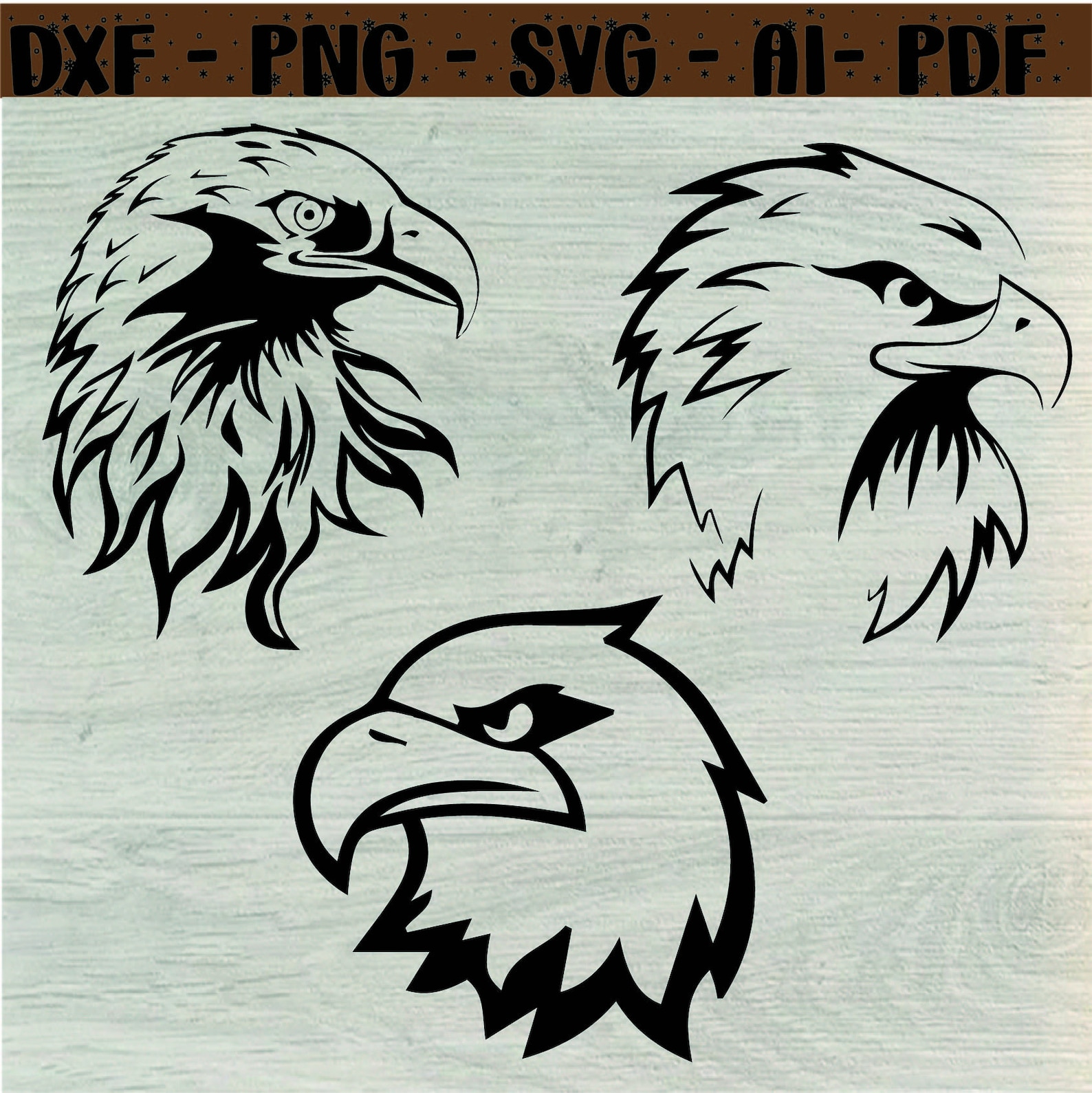 Eagle SVG Bundle, Eagle Head Svg, Eagle Dxf, Eagle Png, Eagle Eps ...