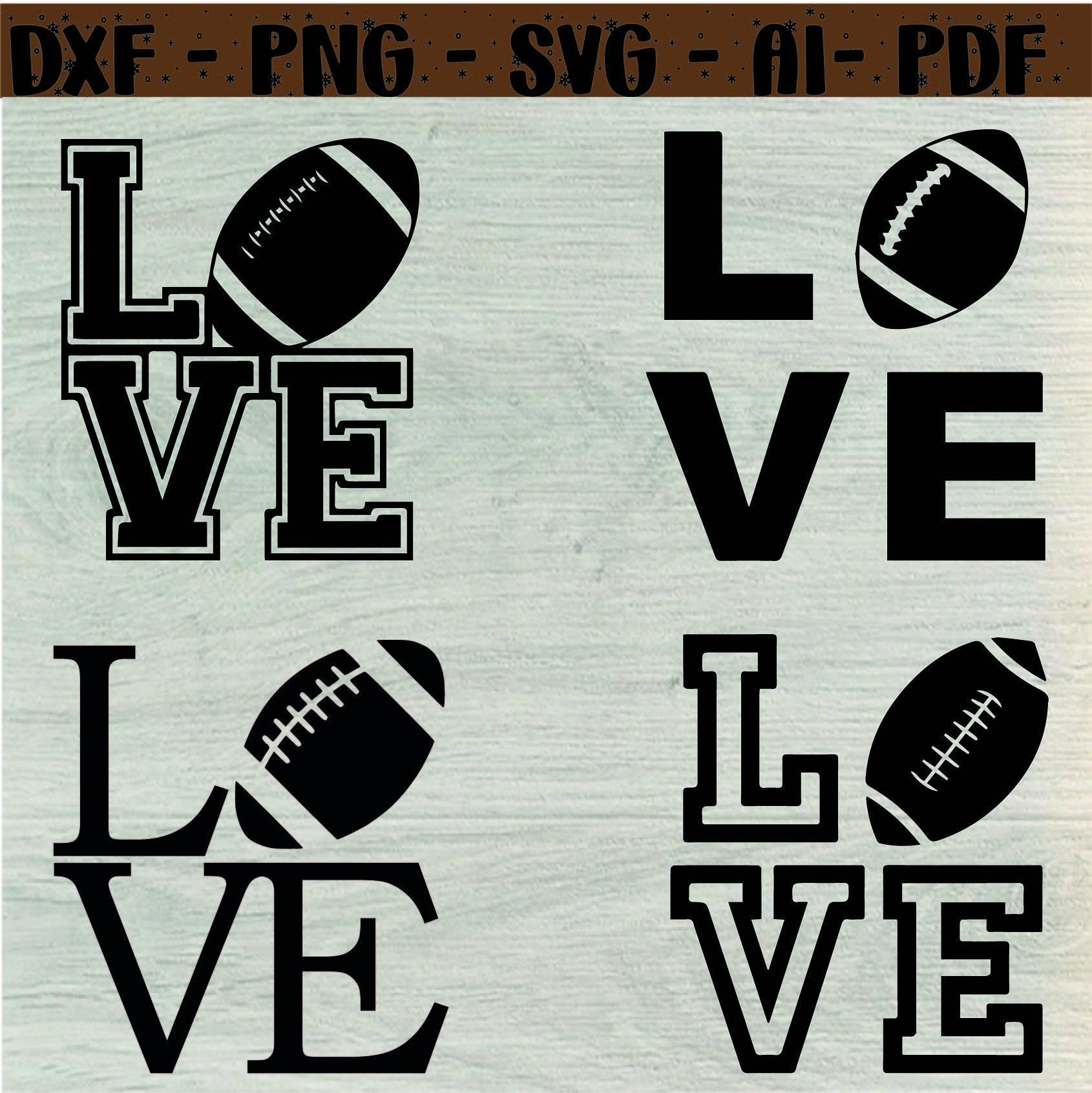 Football Svg, Football, Svg Files, Cut Files, Silhouette Svg Football ...