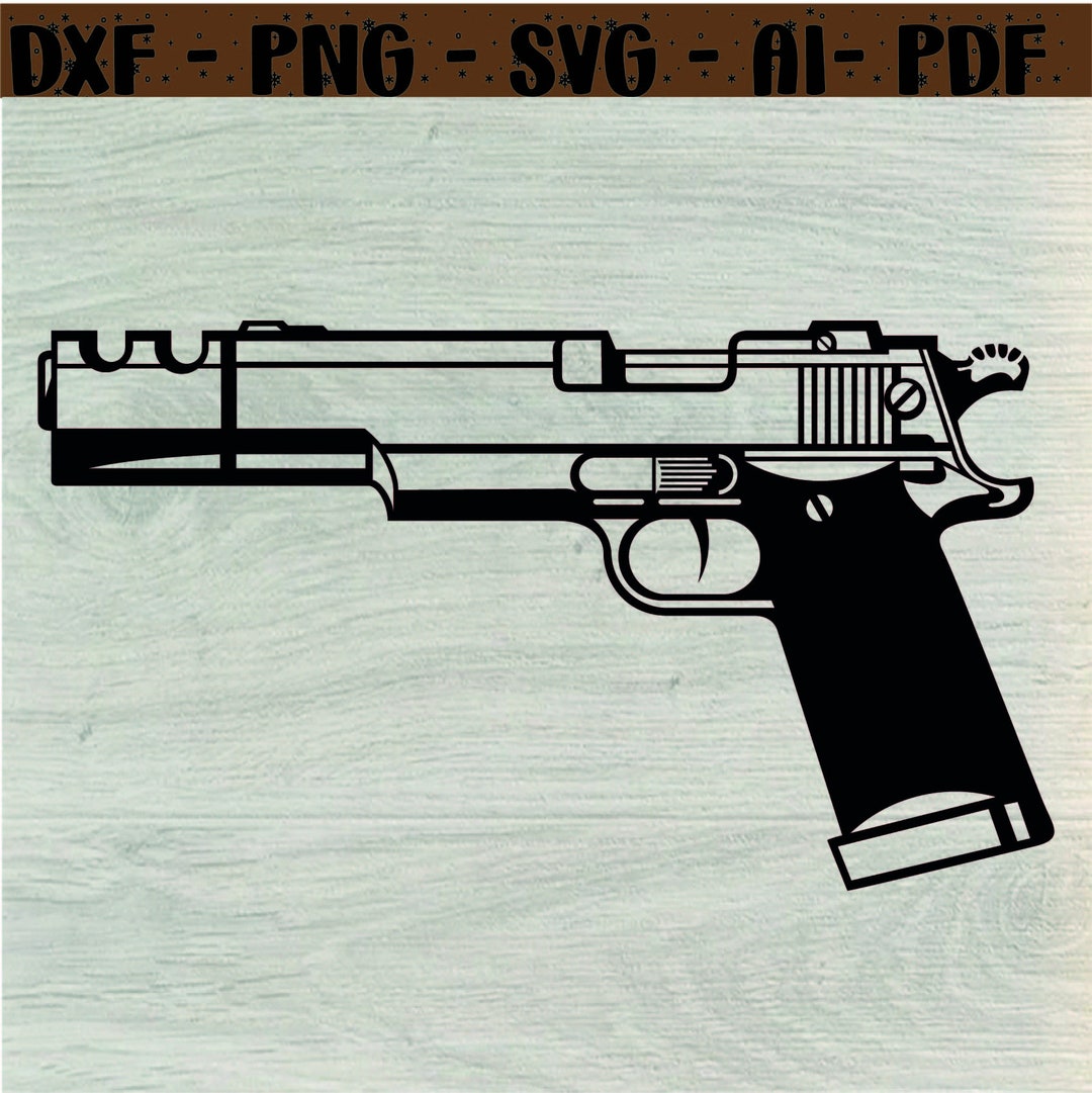 Guns SVG/ Military Weapon Svg/ Pistol Svg/ Weapon Svg/ Clipart ...