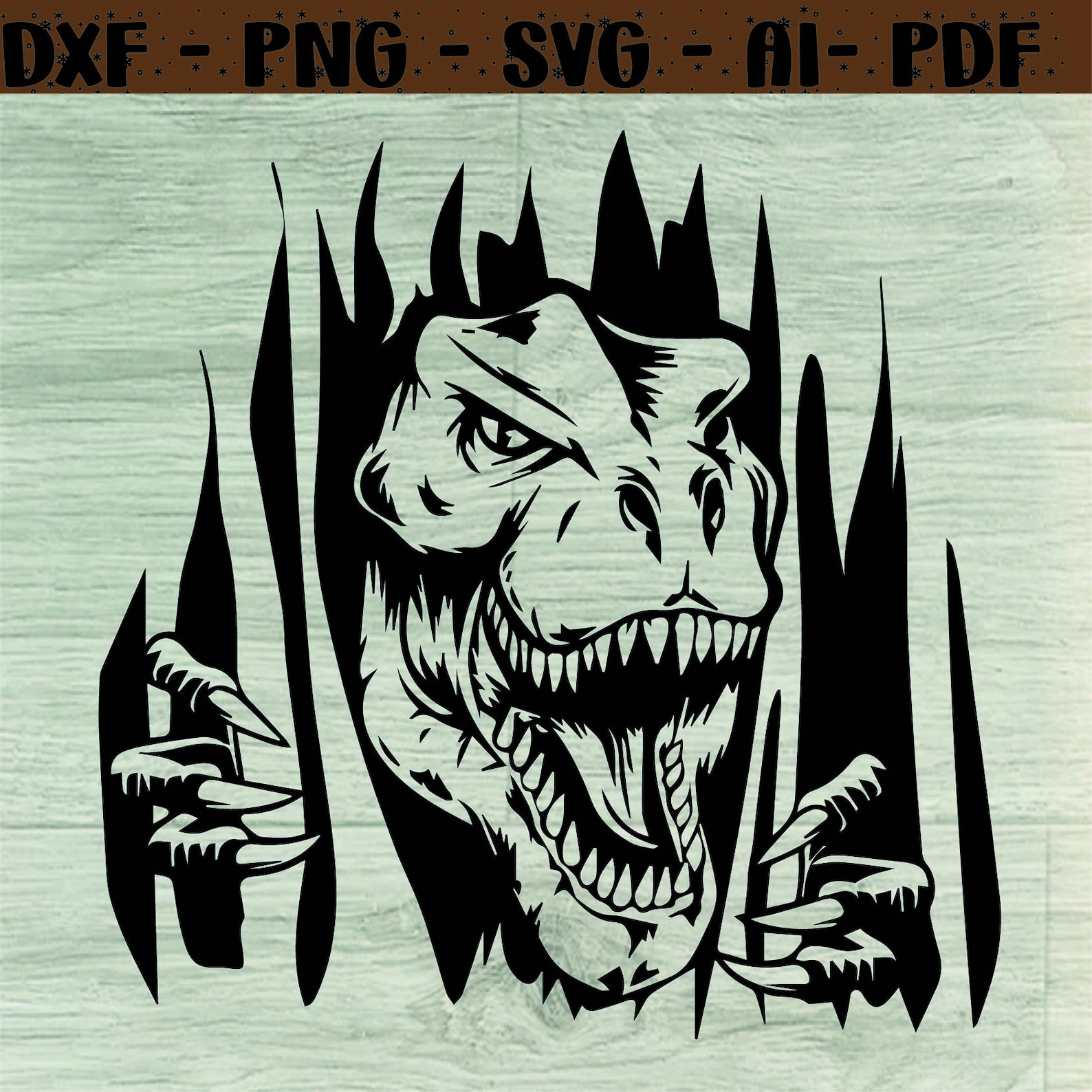 T-rex Dinosaur SVG Tyrannosaurus Rex SVG Dino SVG - Etsy