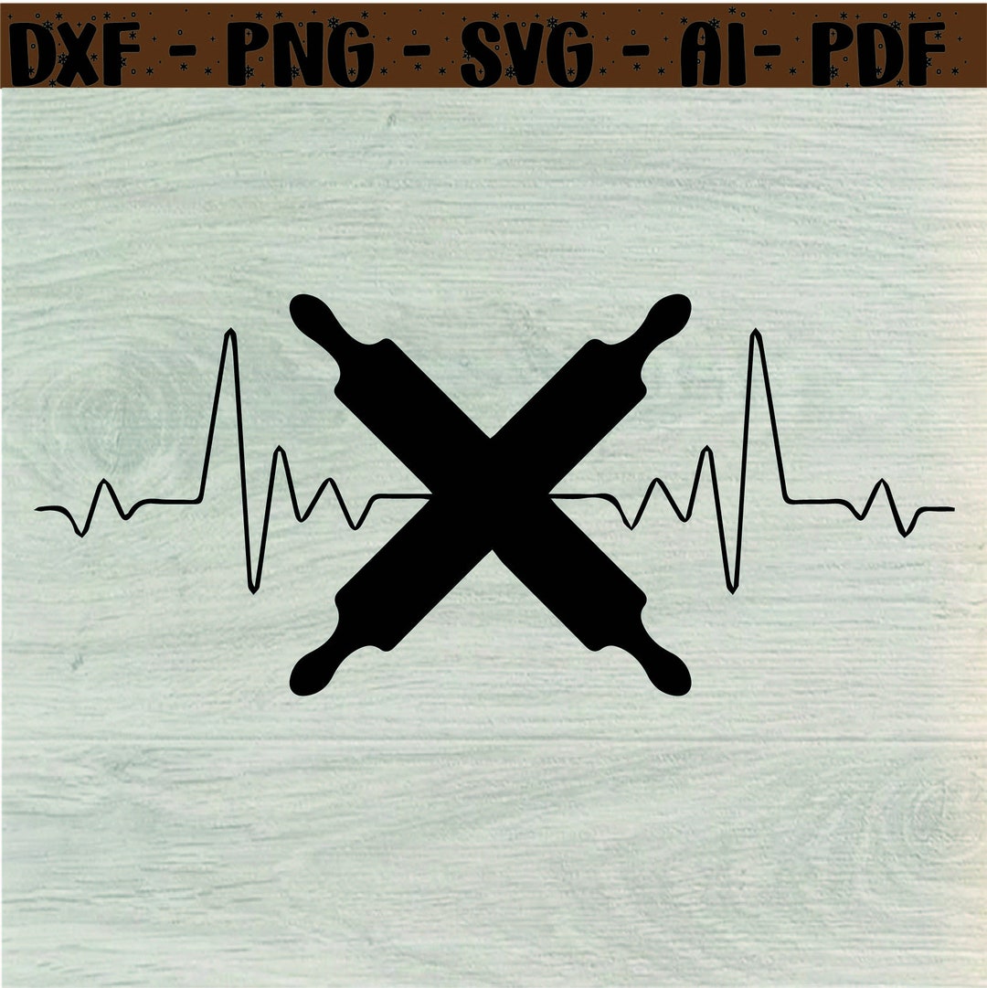 Rolling Pin SVG, Rolling Pin Vector, Baking Svg, Kitchen Svg, Rolling ...