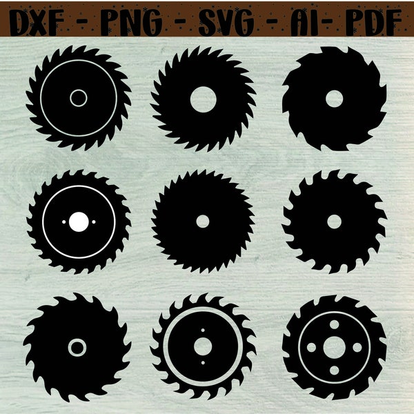 Saw Blade File Bundle - Etsy