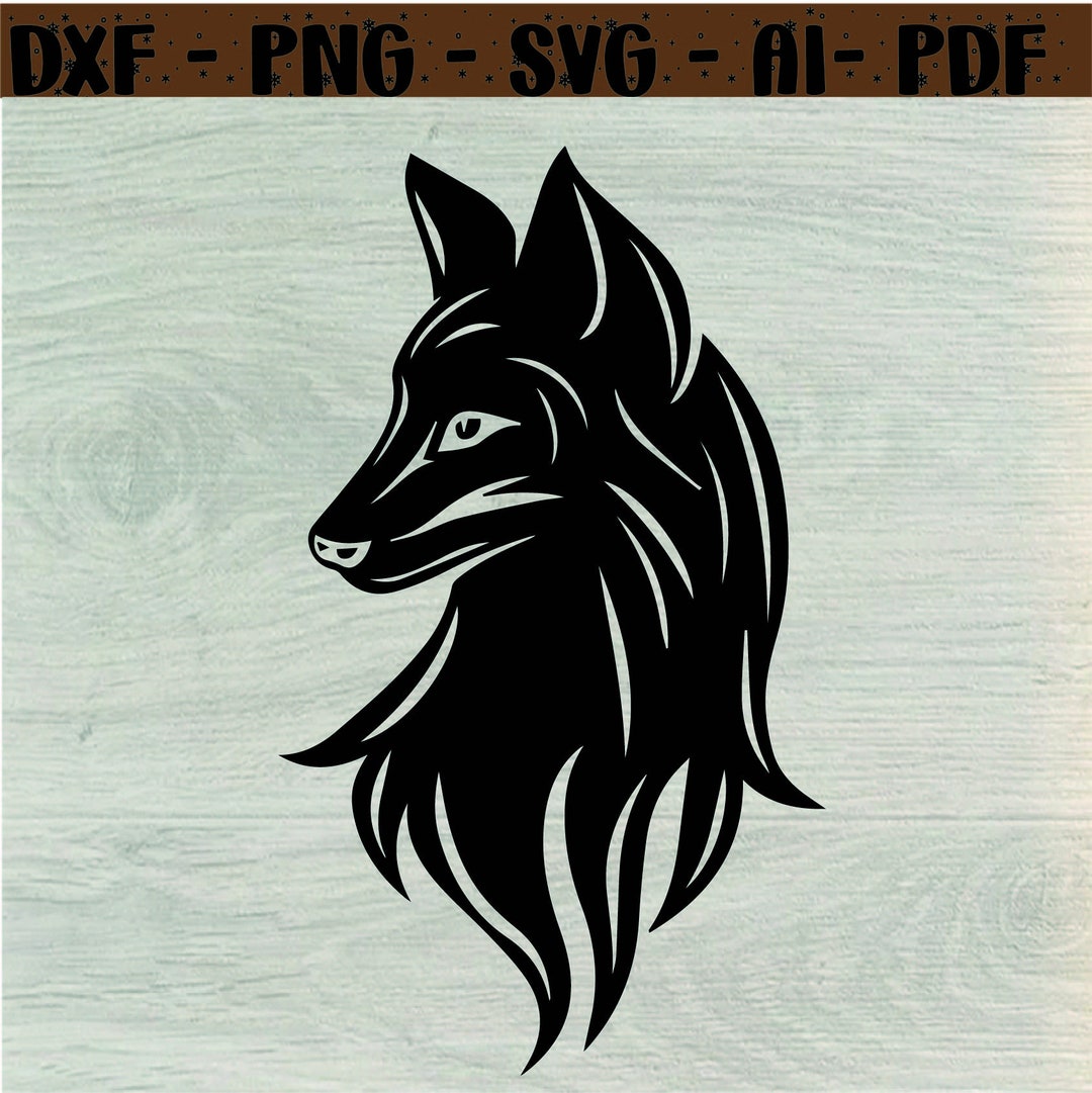 Wolf Face SVG File Wolf Head Svg Wolf Svg Wolf Clipart Mountain Wolf ...