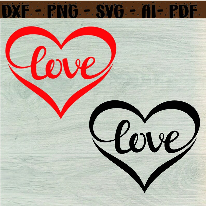 Heart SVG Bundle Love SVG Bundle Heart Cut File Heart - Etsy