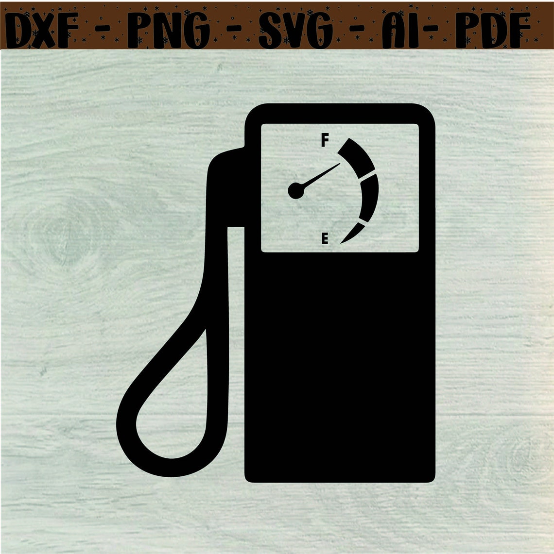 Gas Fuel Logo SVG File, Gas Fuel Logo DXF, Gas Fuel Logo Png, Gauge Gas ...