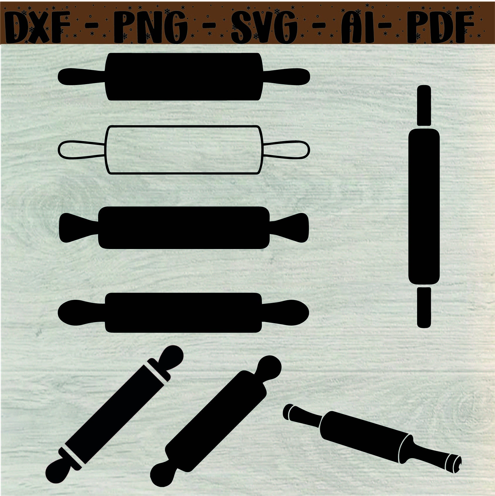 Rolling Pin Vector