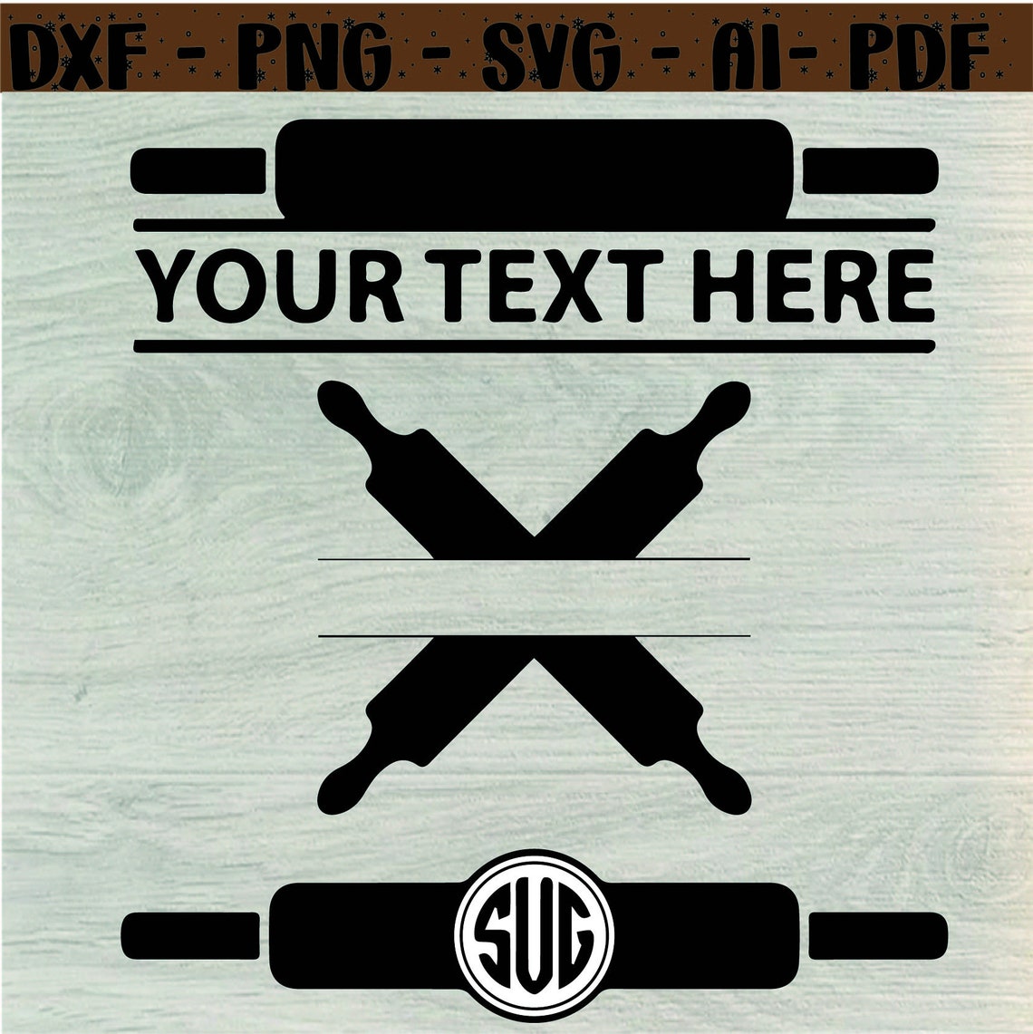 Baking Svg Bundle, Kitchen Svg, Rolling Pin, Bakery Svg, Baking Cut ...