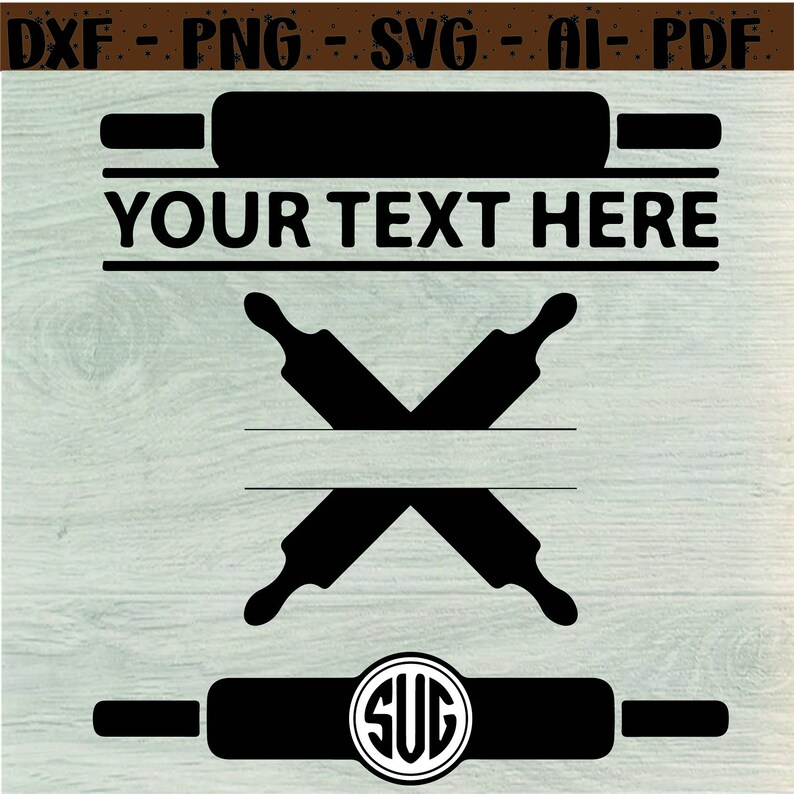 Baking Svg Bundle, Kitchen Svg, Rolling Pin, Bakery Svg, Baking Cut ...