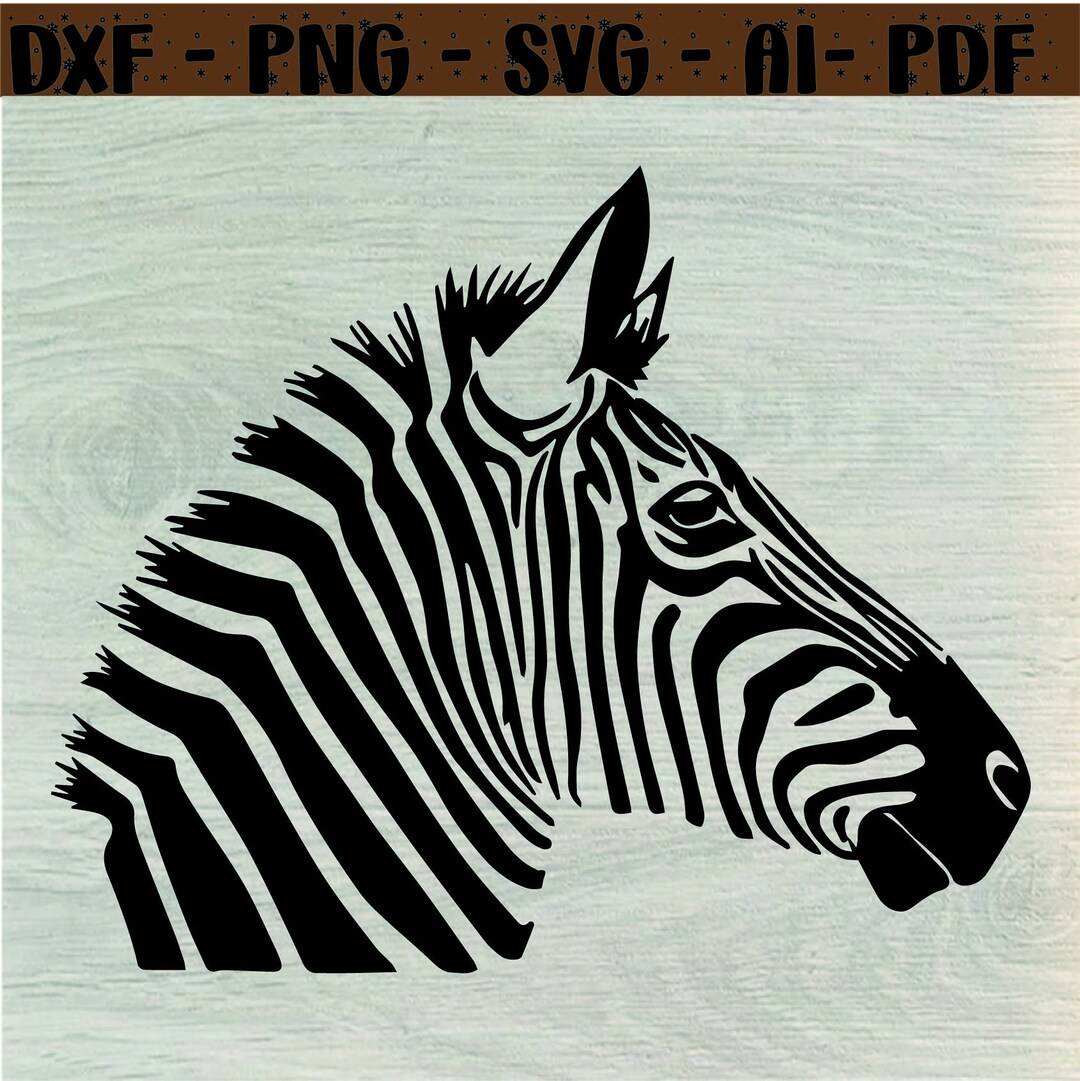 Zebra SVG | Cricut Cut File | Machine Cut | Cricut Silhouette | Svg Dxf ...