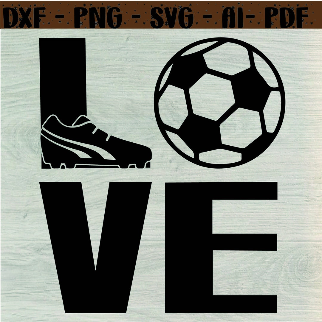 Love Football Svg, Football Love Svg, Football Heart Svg, Heart ...