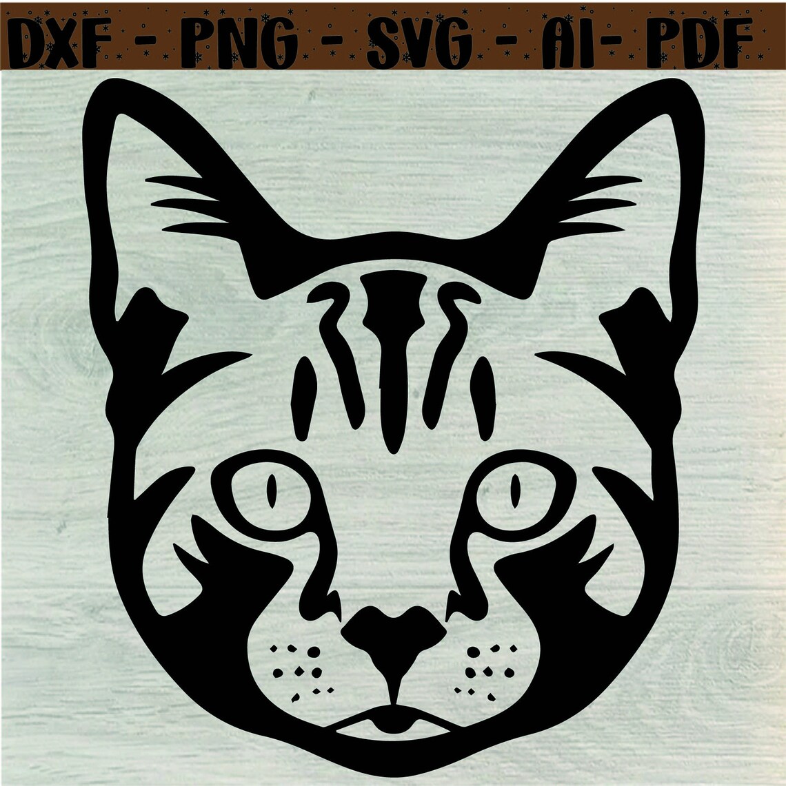 Cat Svg File, Cat Face Svg File, Cat Cut File, Animal Face Svg, Cute ...