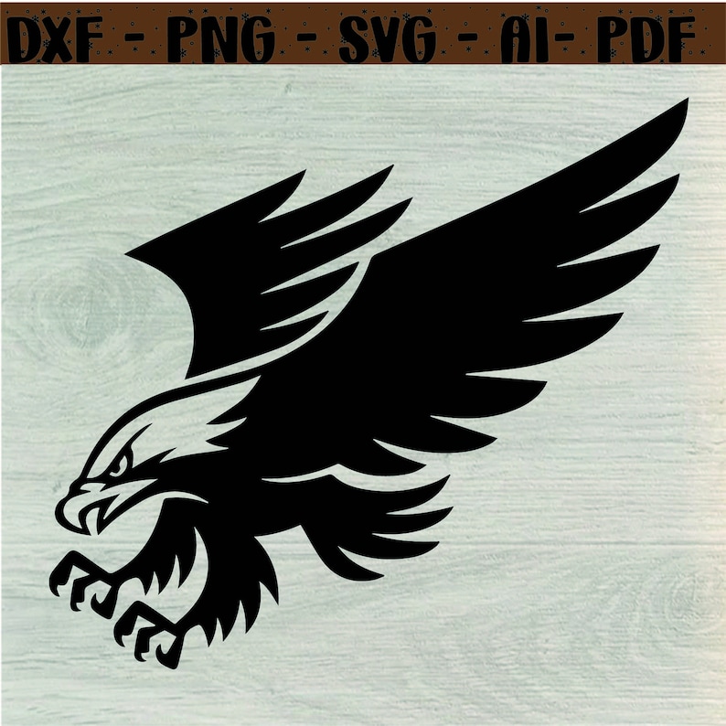 Eagle Svg Bird Svg Bald Eagle Svg Eagle Silhouette Eagle Cut Files ...