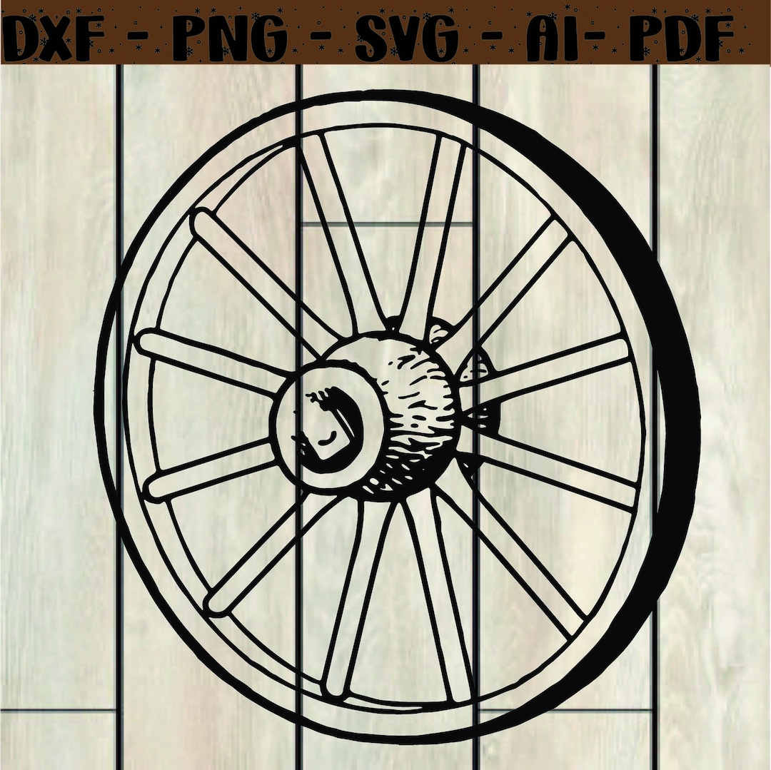 Wagon Wheel Svg, Wagon Wheel Outline Svg, Cart Wheel Png, Farm Wagon ...