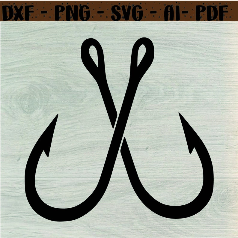 Fish Hook SVG, Fishing Hook SVG, Fishing SVG, Digital Download, Cut ...