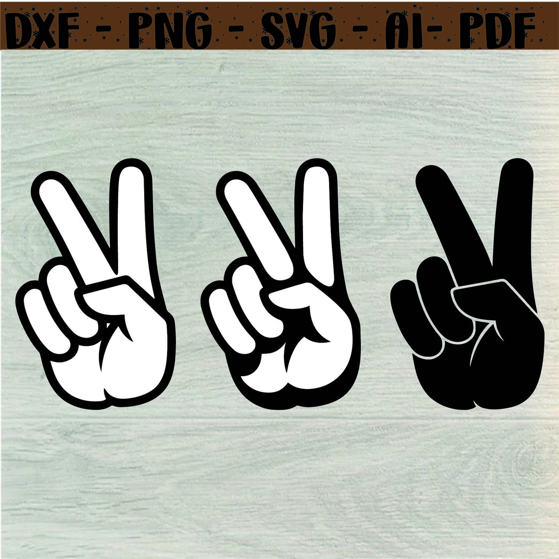Peace Sign SVG - Peace SVG - Peace Sign Silhouette - Peace Sign Bundle ...