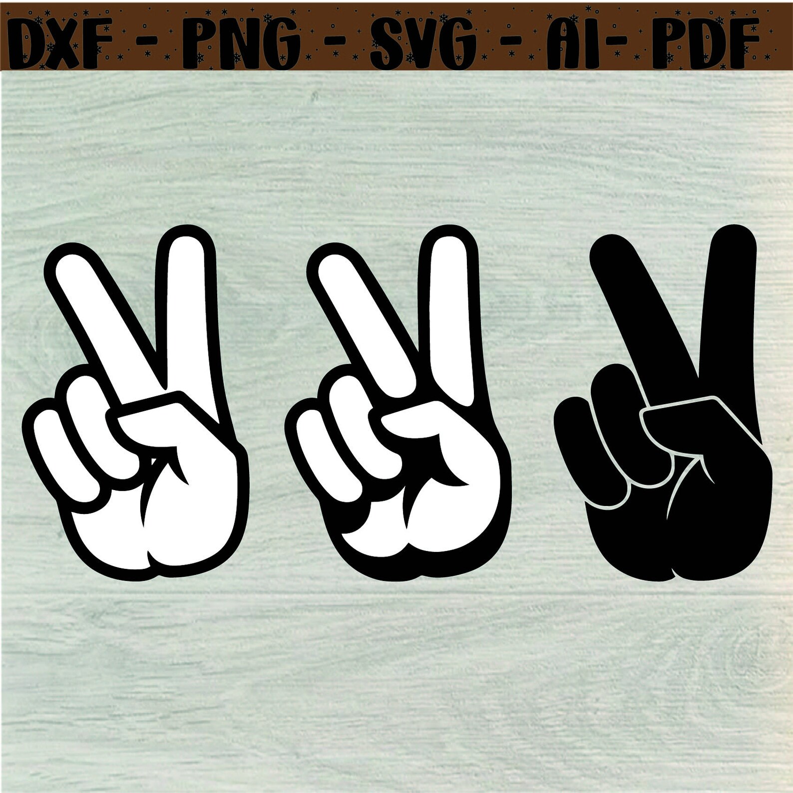 Peace Sign SVG - Peace SVG - Peace Sign Silhouette - Peace Sign Bundle ...