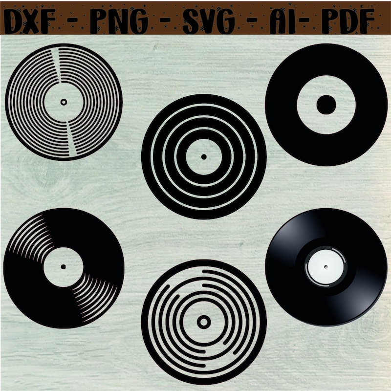 Vinyl Record Clipart - Etsy