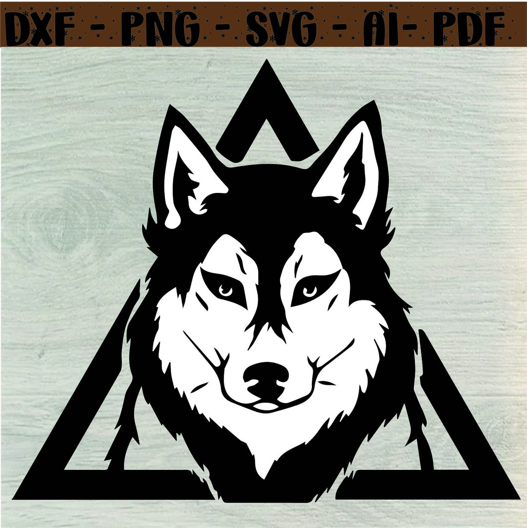 Wolf Face SVG File Wolf Head Svg Wolf Svg Wolf Clipart Mountain Wolf ...