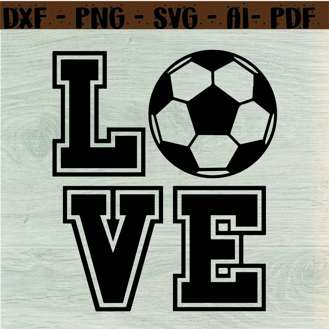 Love Football Svg, Football Love Svg, Football Heart Svg, Heart ...