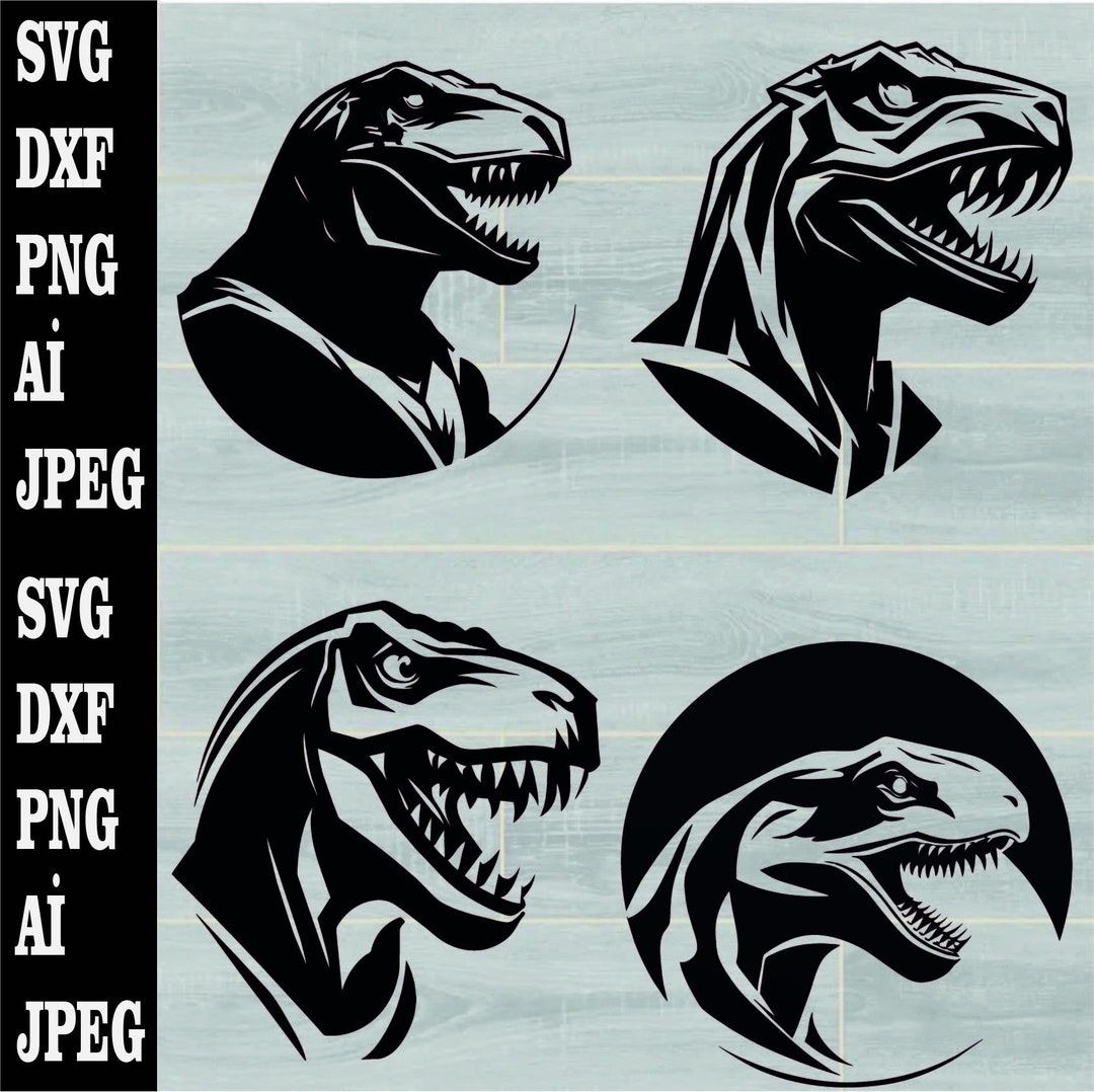 T-rex Svg Files for Cricut, Trex Tyrannosaurus Rex Vector Files ...