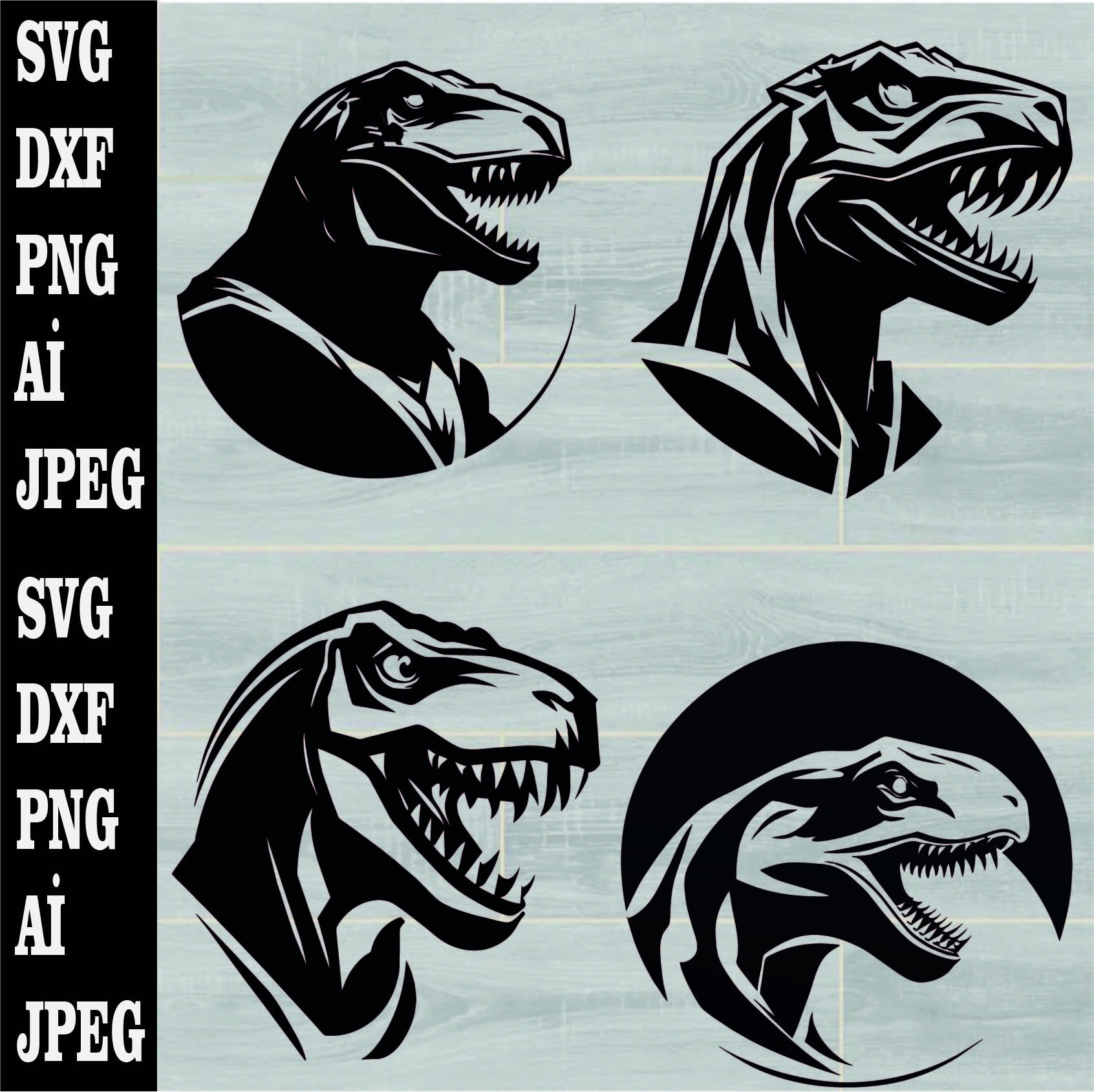 T-rex Svg Files for Cricut, Trex Tyrannosaurus Rex Vector Files ...
