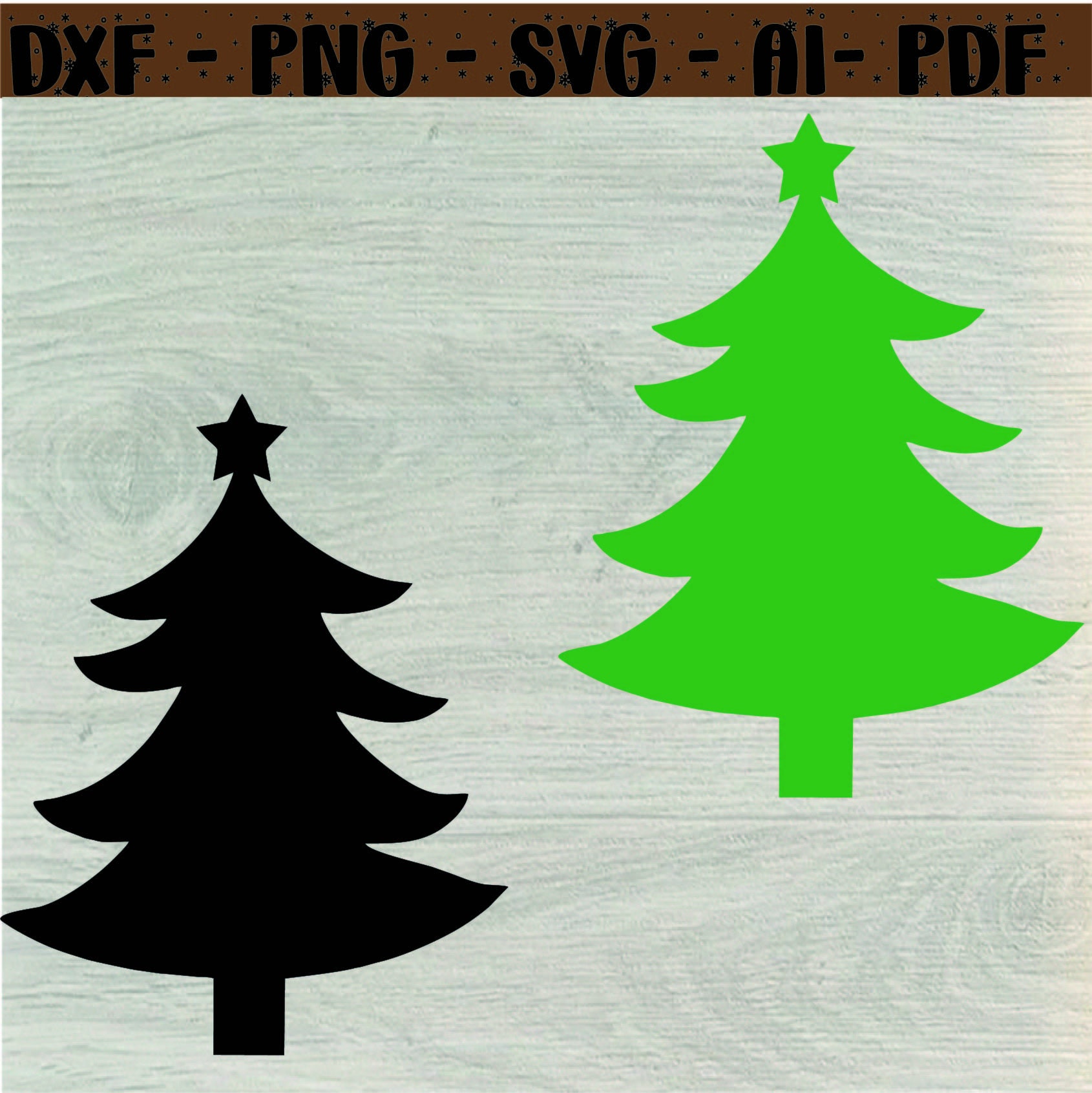 Pine Tree Svg Bundle Tree Silhouette Svg Christmas Svg Pine Tree Cut ...