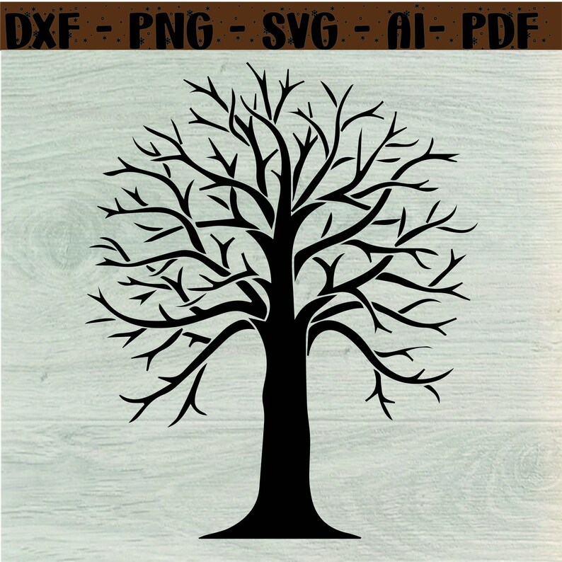 Tree Svg, Trees Svg, Oak Tree Svg, Tree Silhouette, Forest Svg, Tree ...