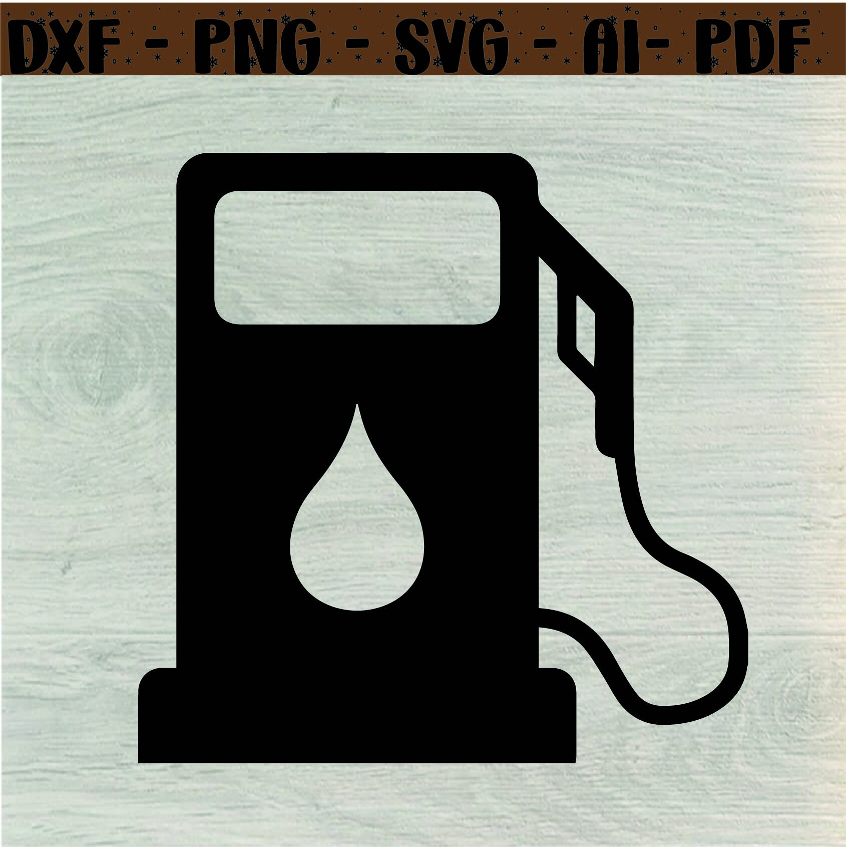 Gas Fuel Logo SVG File, Gas Fuel Logo DXF, Gas Fuel Logo Png, Gauge Gas ...