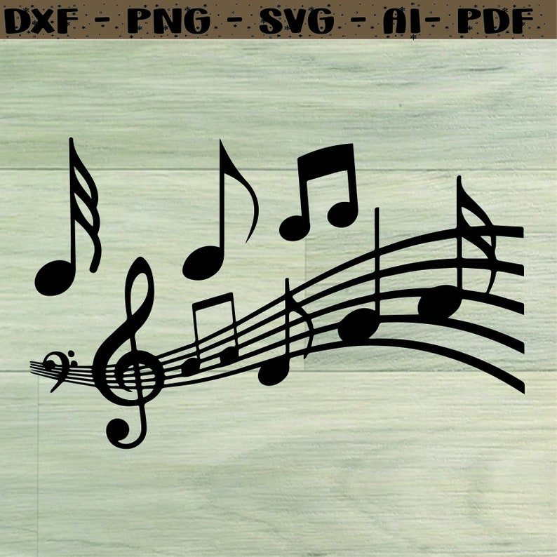 Music Notes SVG Bundle, Music Notes for Digitial Download, Music SVG ...